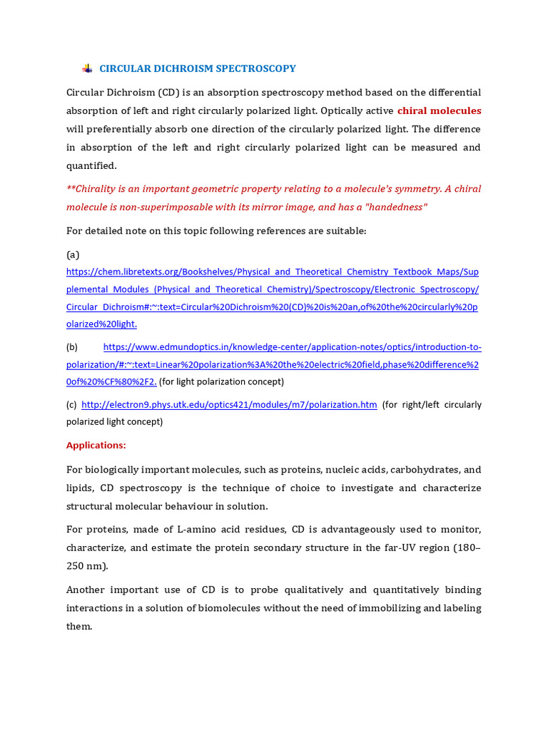 SPECTROSCOPY Notes - 3 | PDF | Mass Spectrometry | Electrospray Ionization