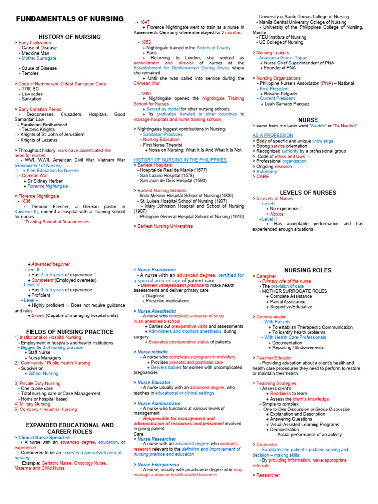 Funda Reviewer | PDF | Nursing | Self Esteem