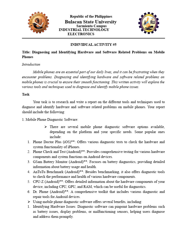 Individual Activity | PDF | Ios | Android (Operating System)