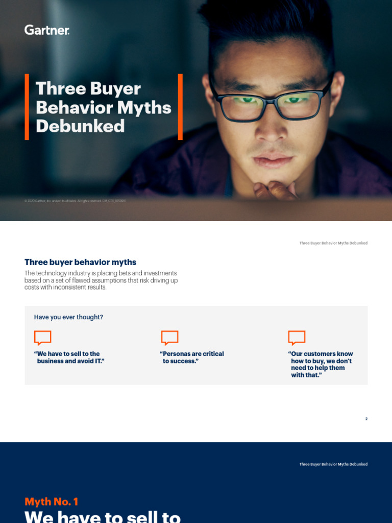 Three Buyer Behavior Myths Debunked Ebook | PDF | Procurement | Consumer Behaviour