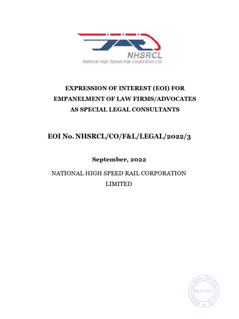 EOI Final | PDF | Advocate | Law Firm