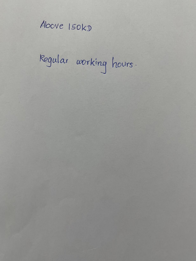 Regular Working | PDF