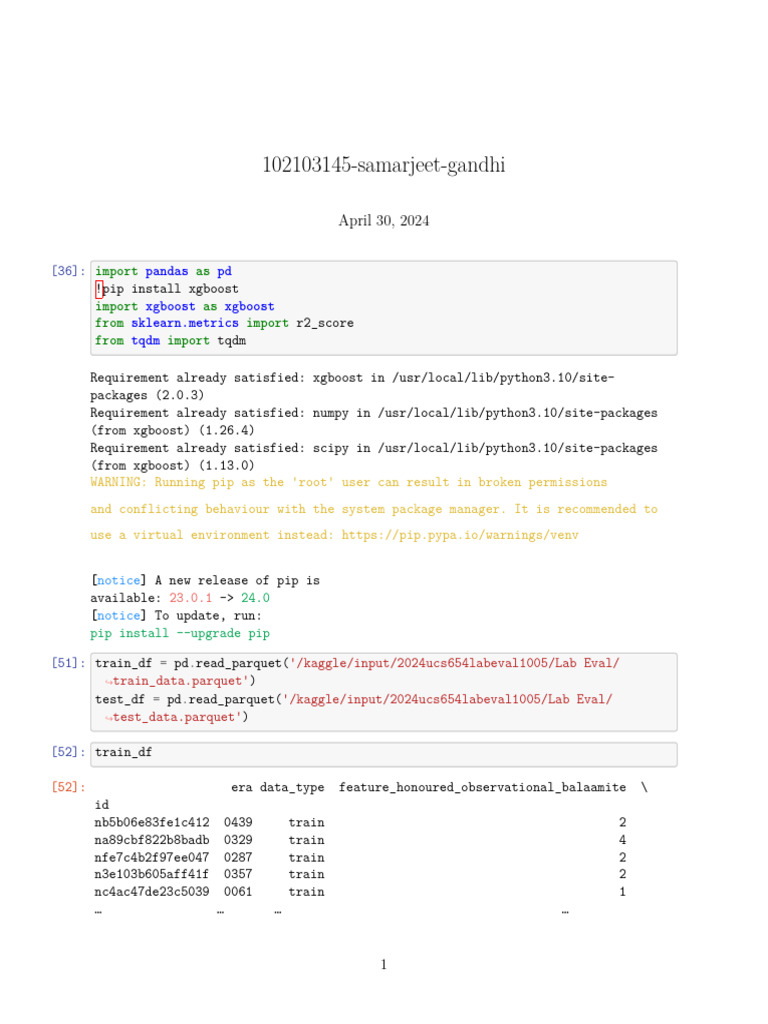 Data Analysis with XGBoost | PDF | Computing