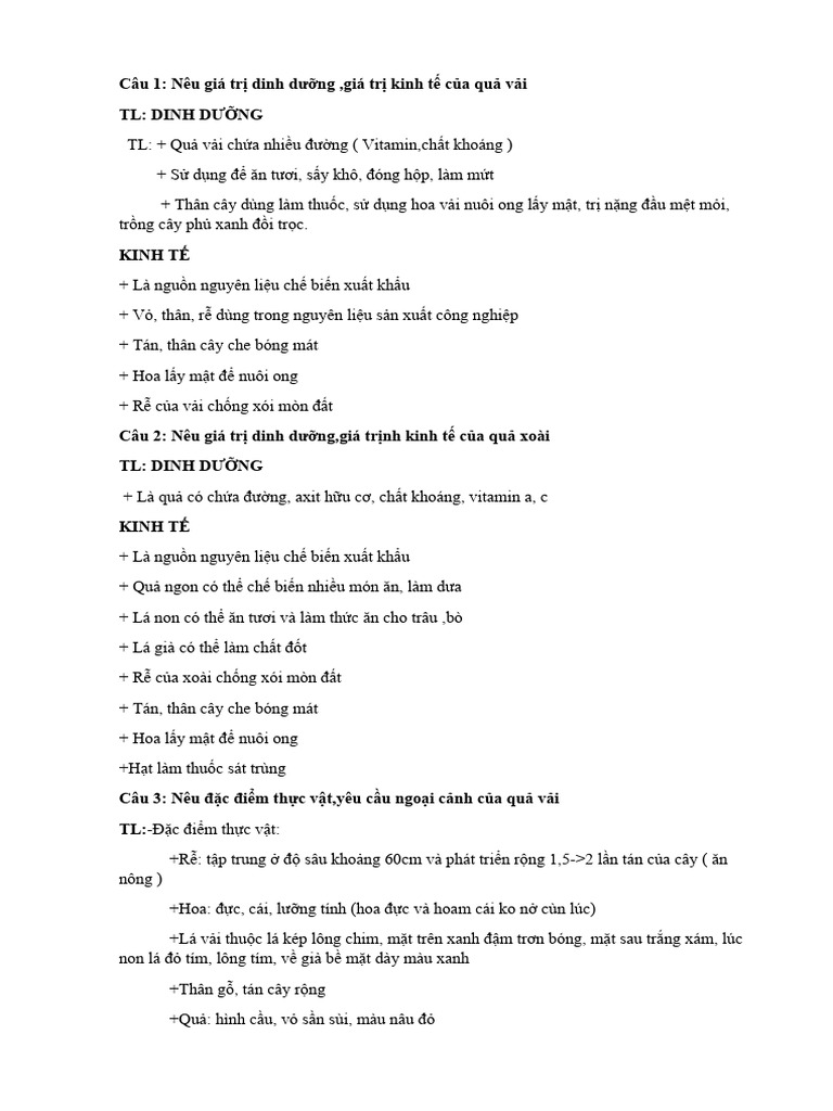 Đề cương cn9 gk2 | PDF