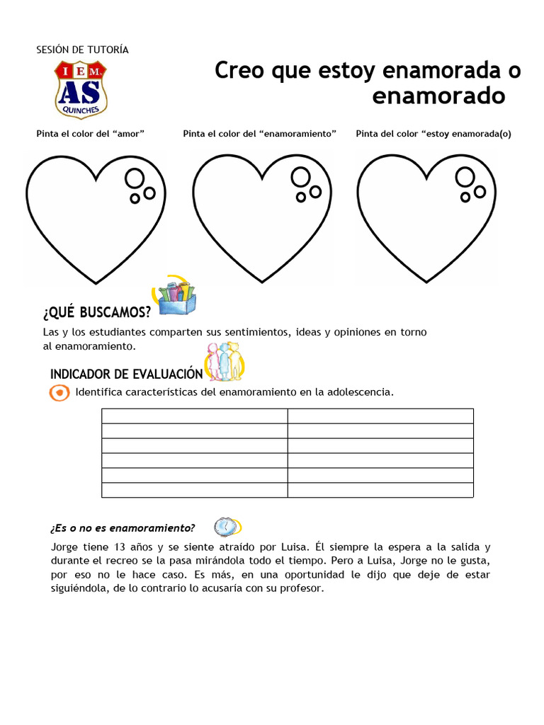 SESION 3 EL ENAMORAMIENTO ADOLESCENTE | PDF | Adolescencia
