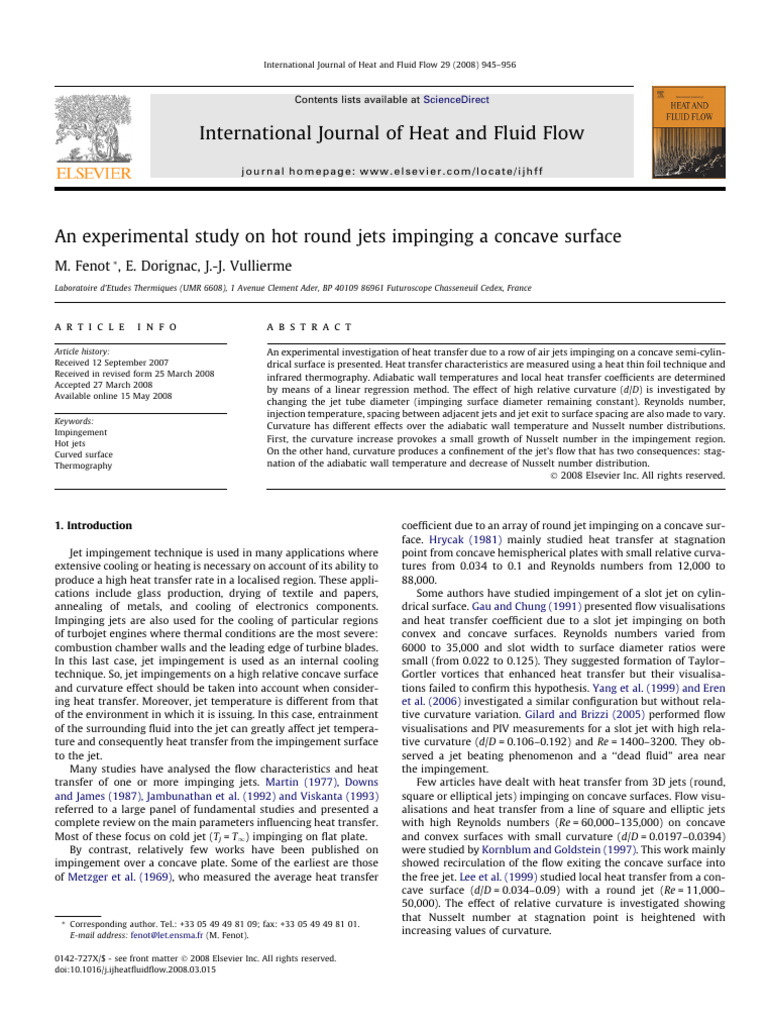 Fenot, Dorignac, Vullierme - 2008 - An Experimental Study On Hot Round ...