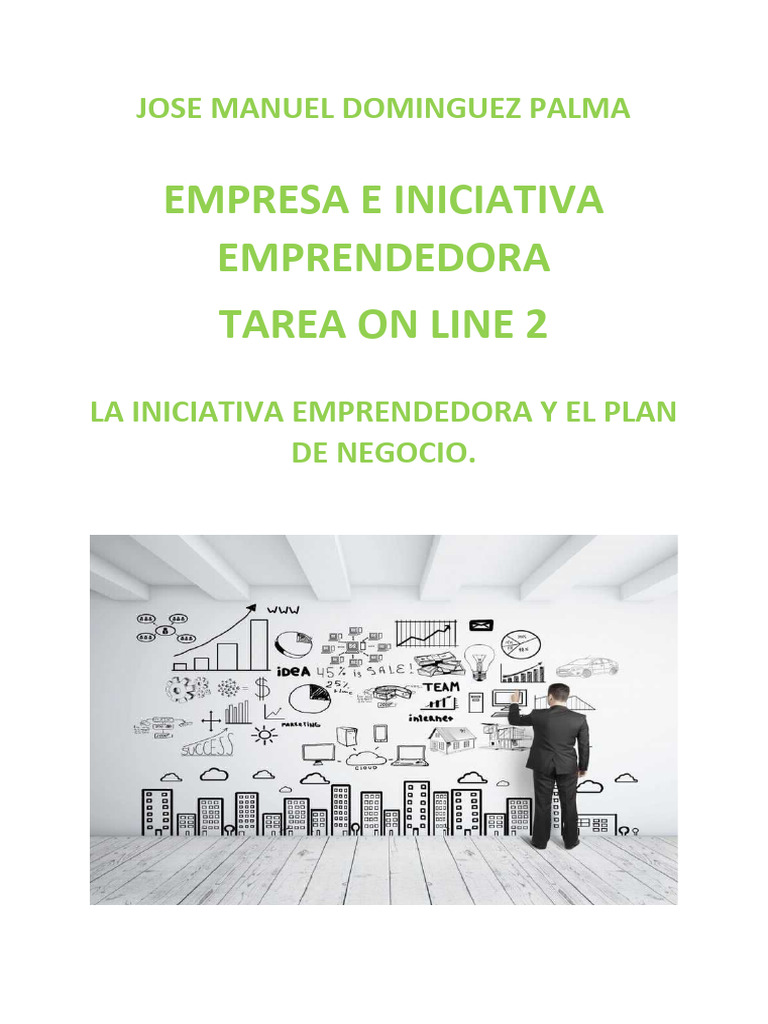 Tarea 2 EIE | PDF | Iniciativa empresarial | Business
