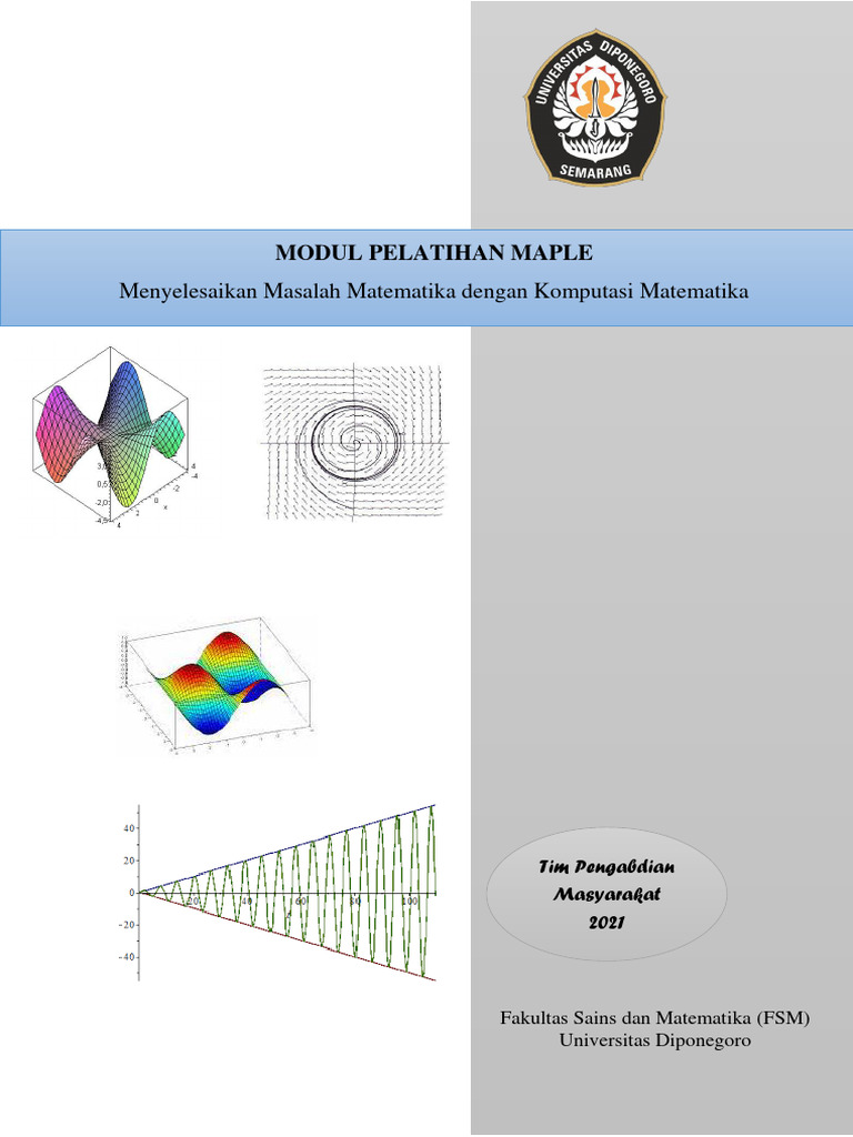 Modul Pelatihan Maple Pengabdian Masyarakat | PDF