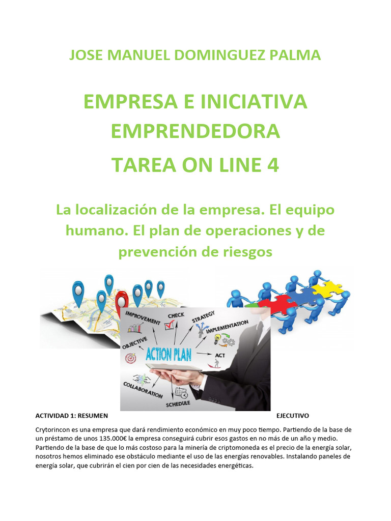 Tarea 4 EIE | PDF | Business | Energía solar