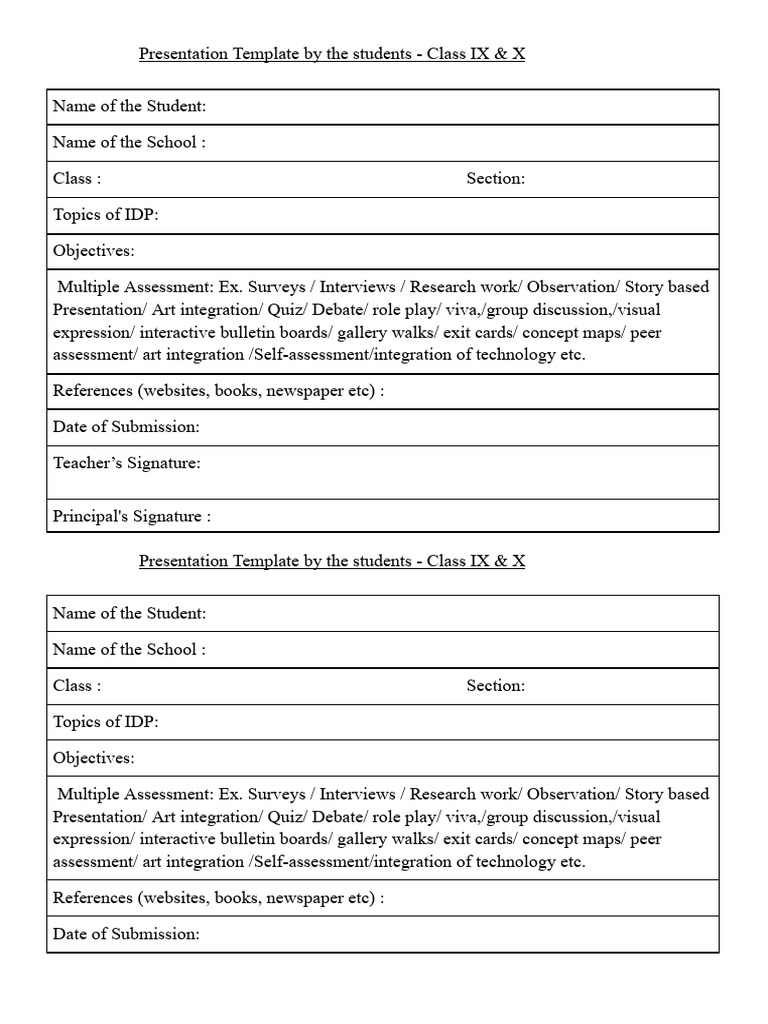 Cover Page Templet - IX - X | PDF