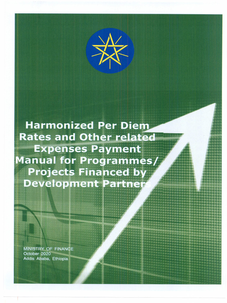 Govt Per Diem Manual English EFY 2013 | PDF