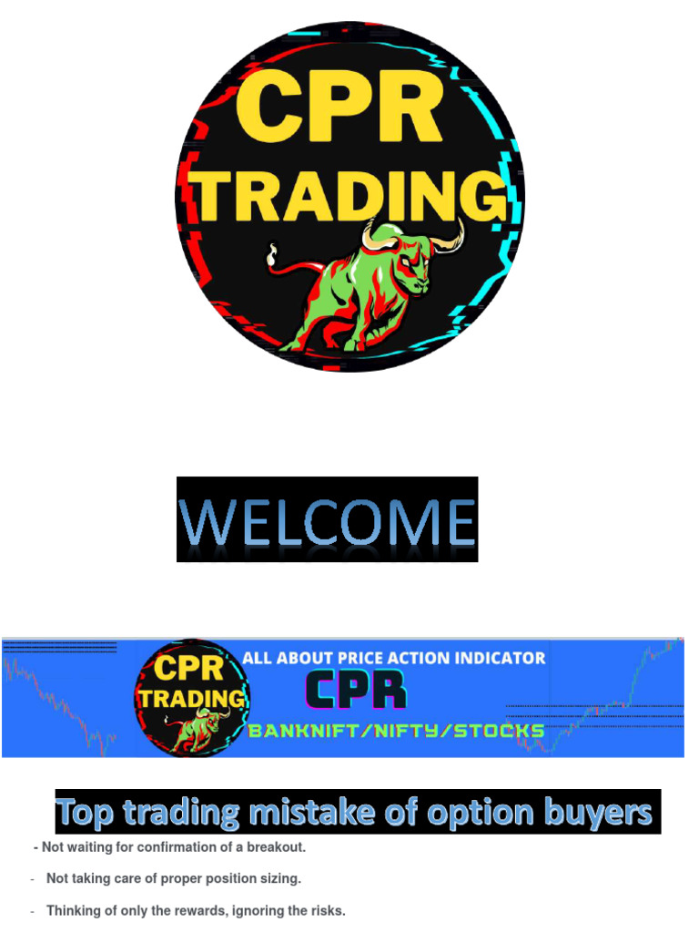 PDF CPR Trading | Download Free PDF | Option (Finance) | Put Option