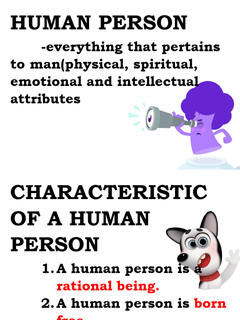 HUMAN PERSON | PDF