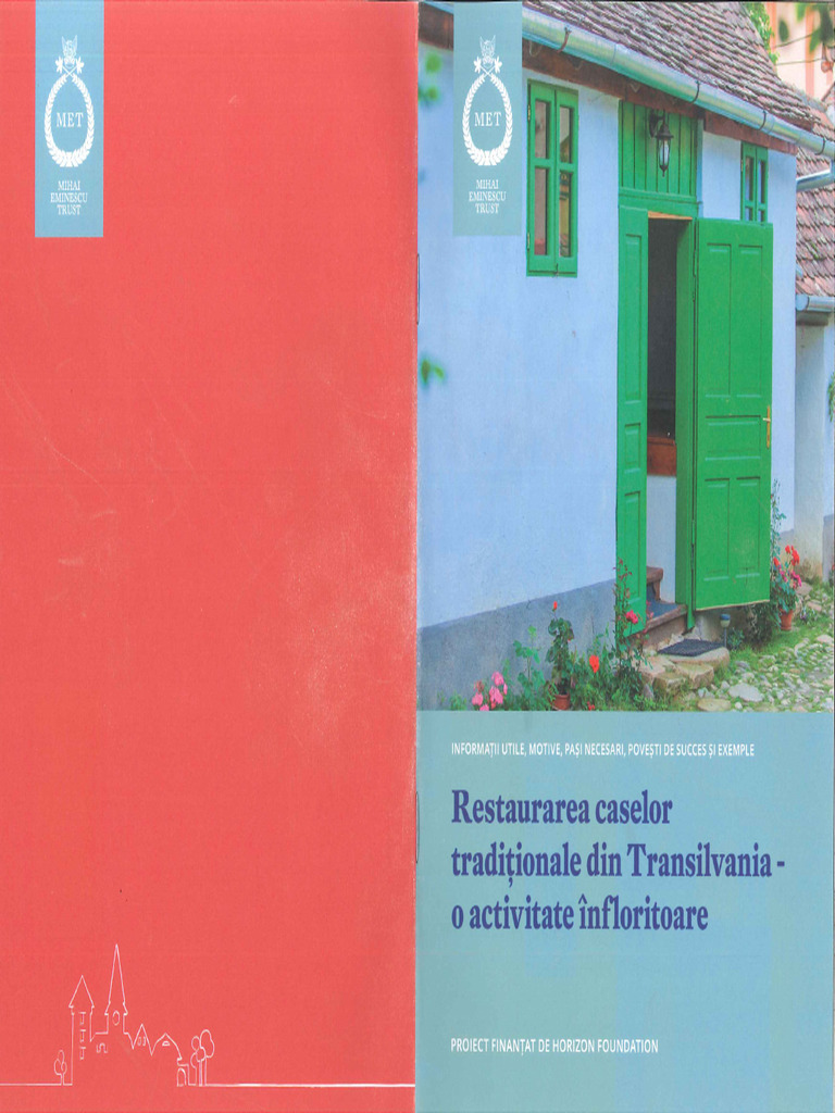 MET Restaurarea Caselor Sasesti | PDF