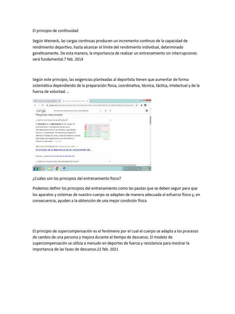 El Principio de Continuidad | PDF