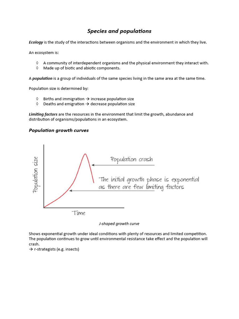 Ecosystem Dynamics and Population Growth | PDF | Forests | Biodiversity