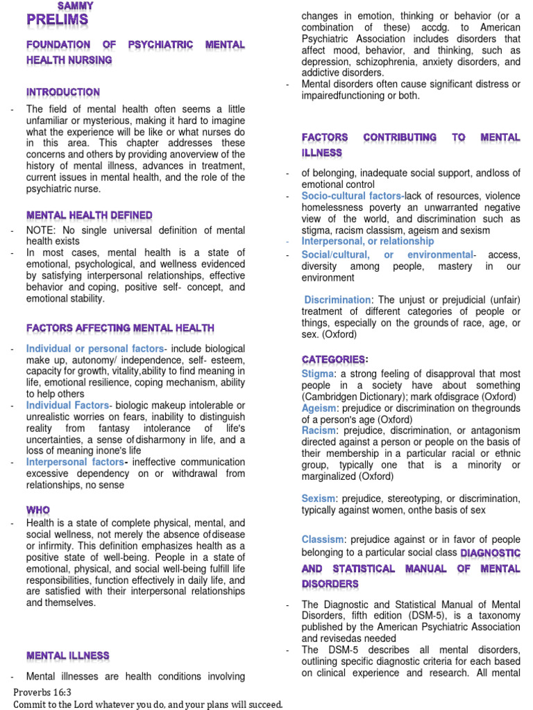 NCM 117 Lec Prelim Finals Reviever | PDF | Neurotransmitter | Antipsychotic