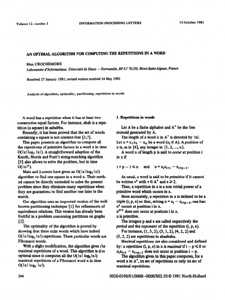 case4文章 | PDF | Algorithms | Numbers