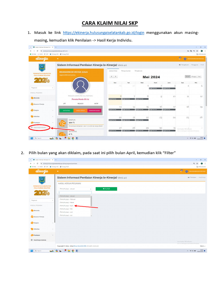 Cara Klaim Nilai SKP | PDF | Karier & Perkembangan | Bisnis
