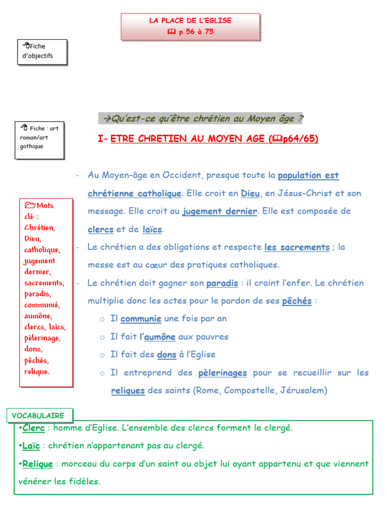Être chrétien au Moyen Âge : pratiques et pouvoir | PDF | Église ...