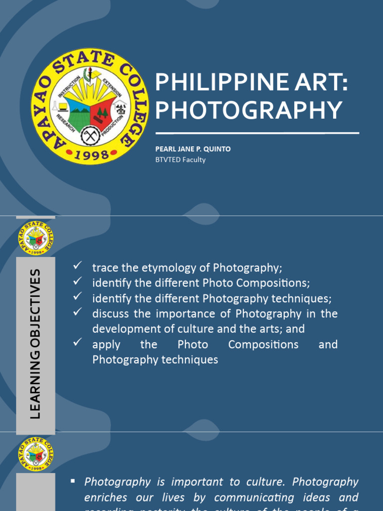 Etymology and Importance of Photography | PDF | Composition (Visual ...