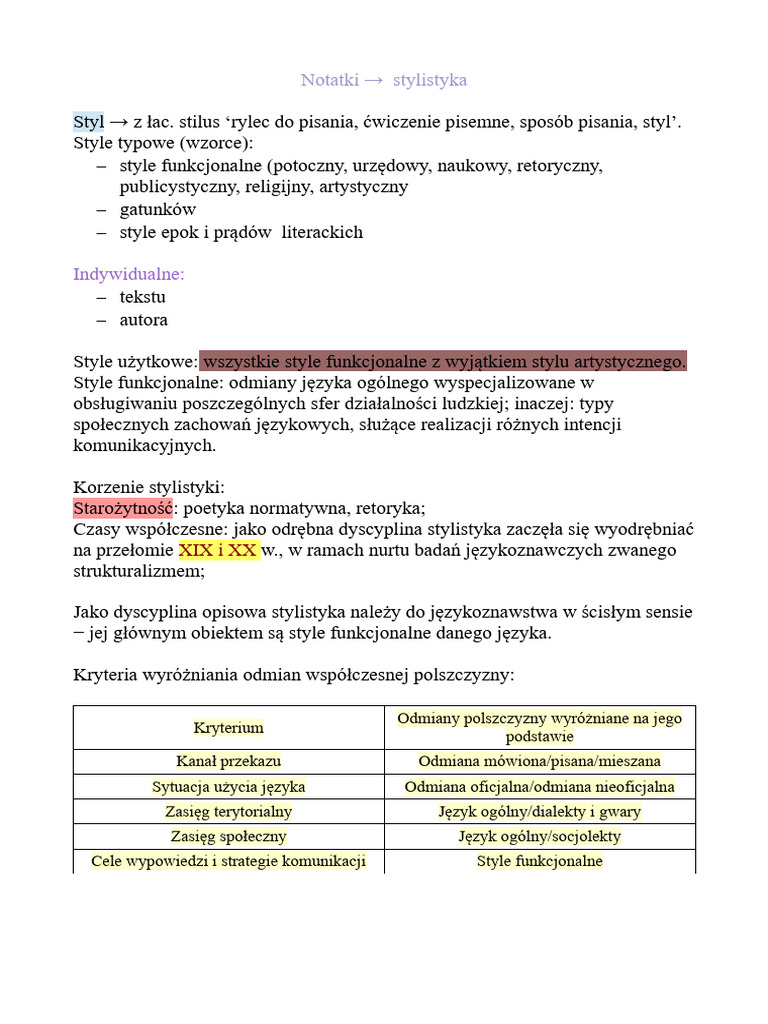 Notatki Kolokwium | PDF