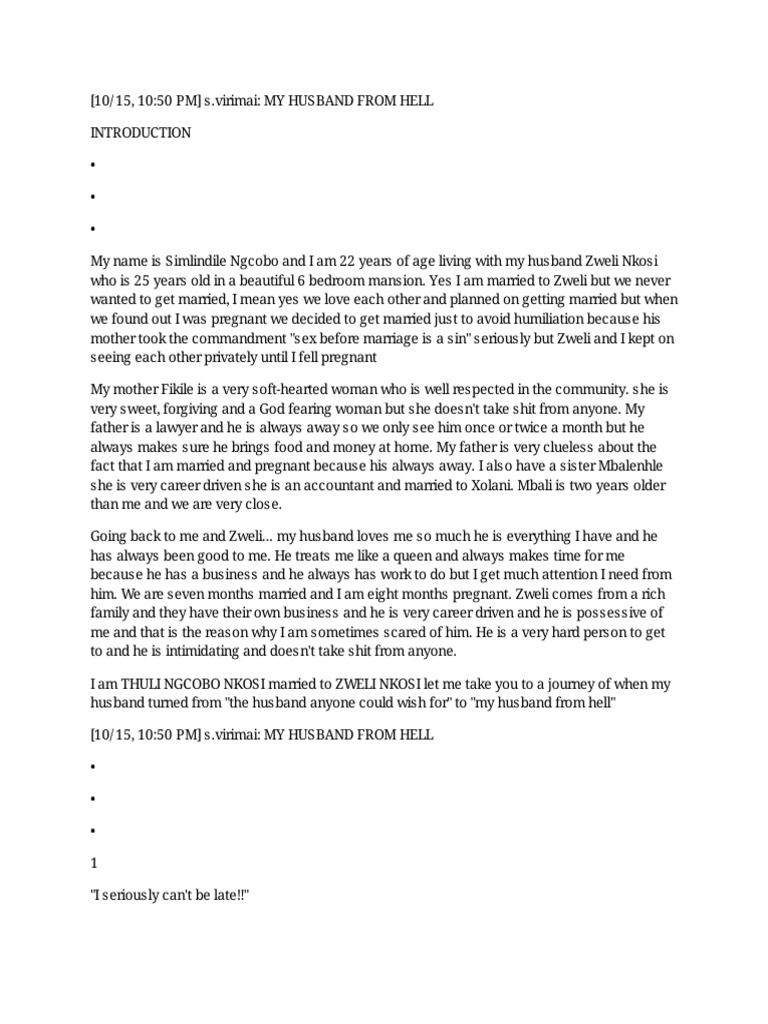 My Husband From Hell | PDF