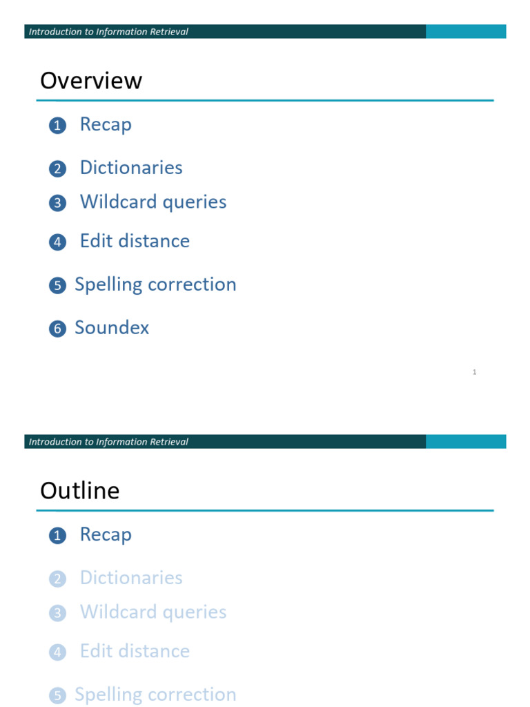 Module 4-Boolean Retrieval Models-Edit Distance, Spelling Correction ... Module 4-Boolean Retrieval Models-Edit Distance, Spelling Correction ...