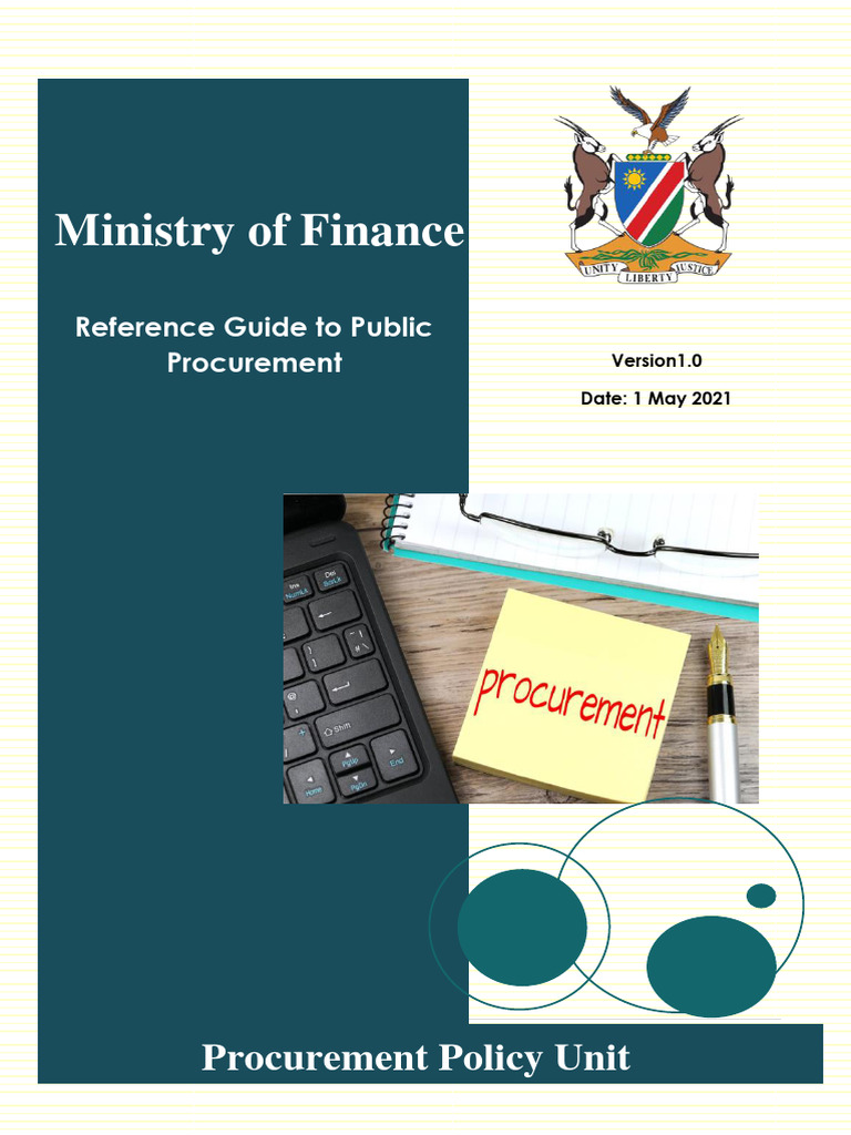 Reference Guide To Public Procurement V1 | PDF | Procurement | Committee