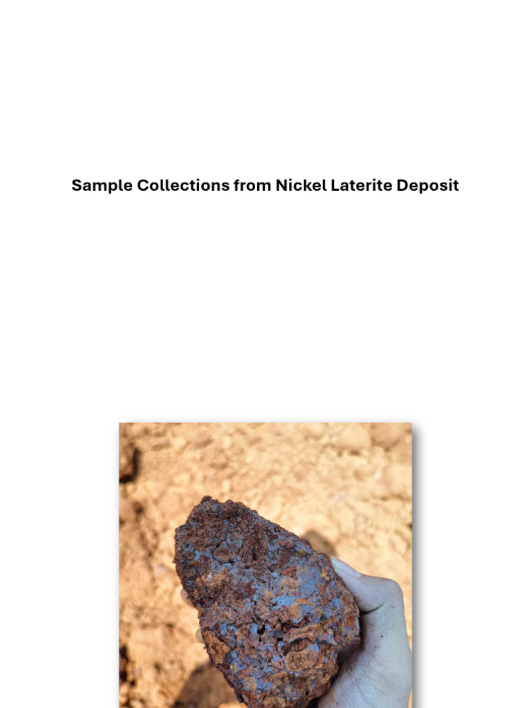 Sample Collections - Nickel Laterite | PDF