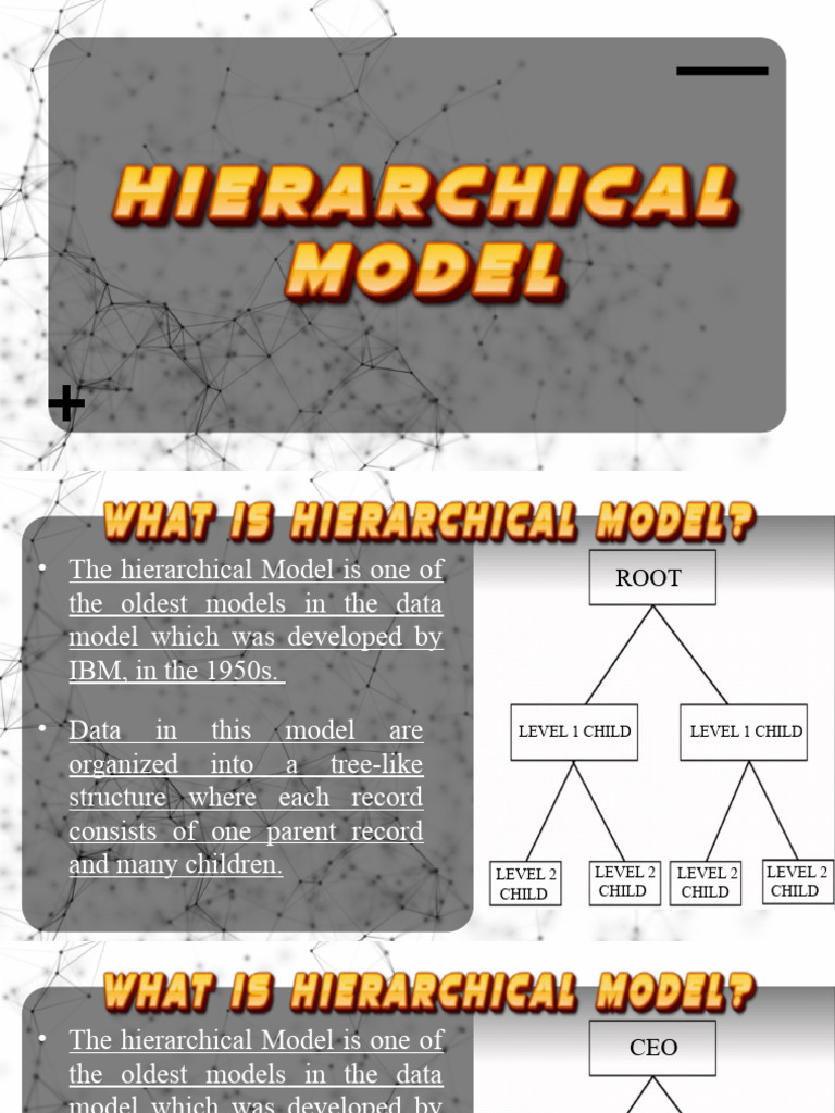 Hierarchical Data Model Overview | PDF