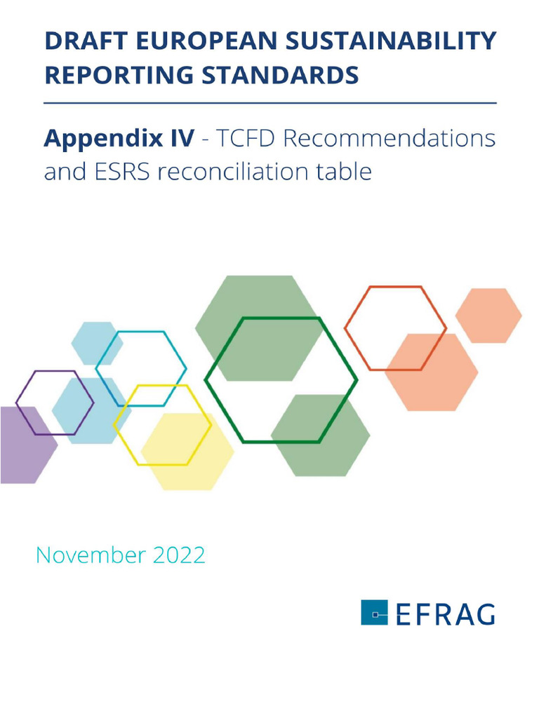 21 Appendix IV - TCFD-EFRAG Comparative Analysis Final | PDF | Risk ...