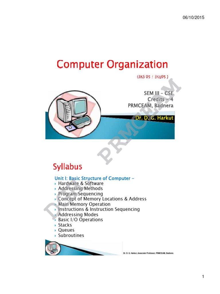 Computer Architecture Overview | PDF | Computer Data Storage | Random Access Memory