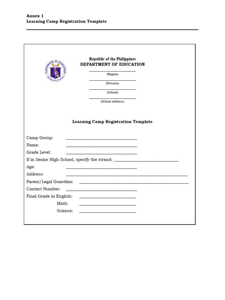 NLC Annex Templates | PDF | Career & Growth | Business