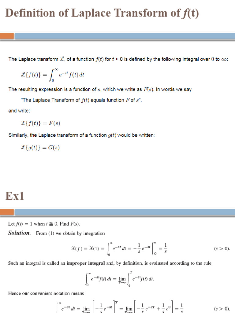 Laplace Transform 11 | PDF