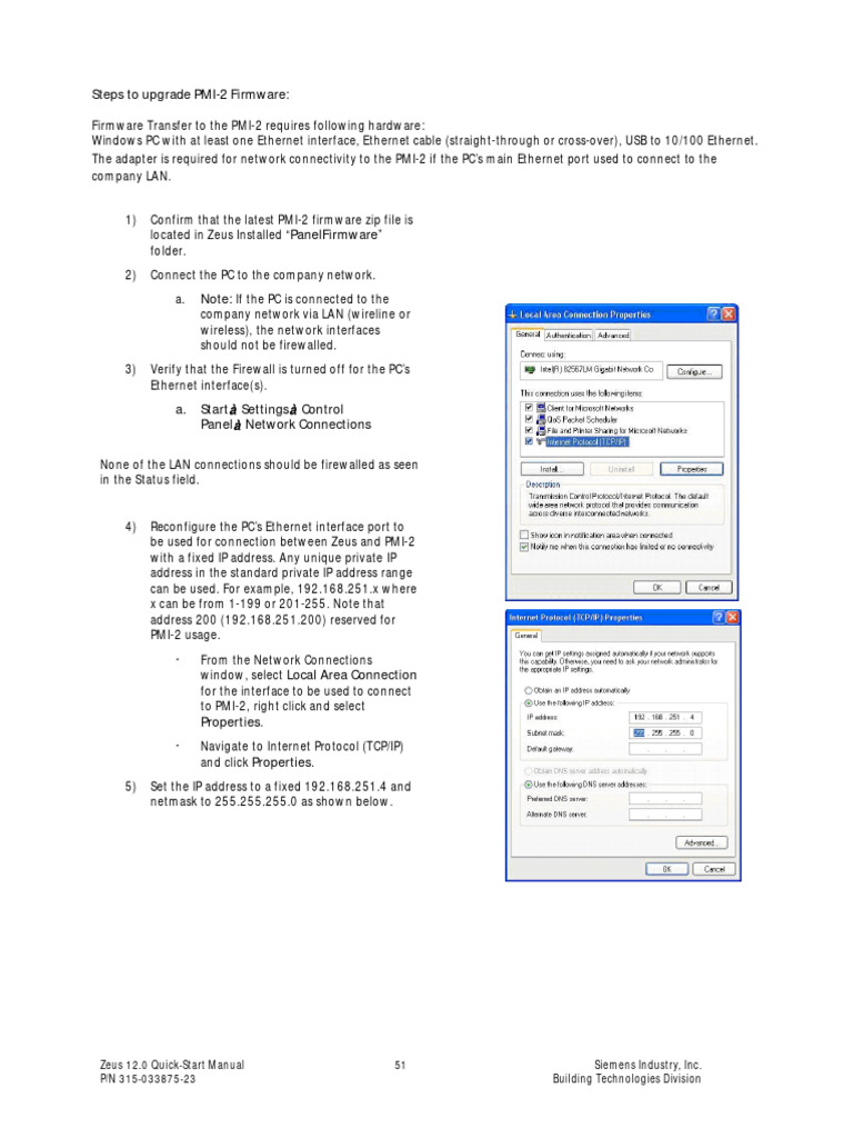 How To Upgrade PMI-2 - 3 FW | PDF | Local Area Network | Computer Network