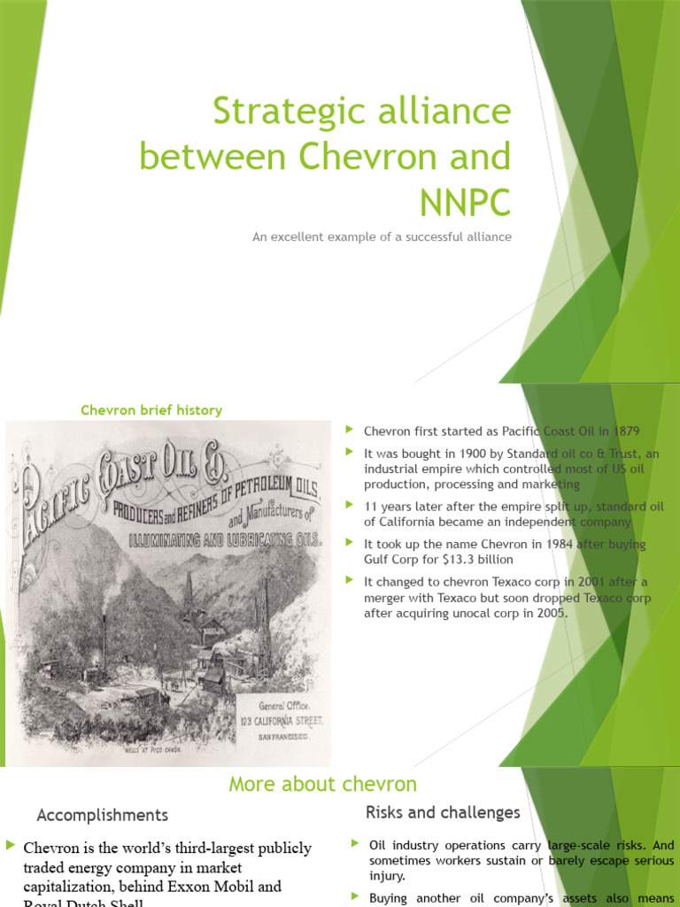 Chevron-NNPC Strategic Partnership Overview | PDF | Chevron Corporation ...