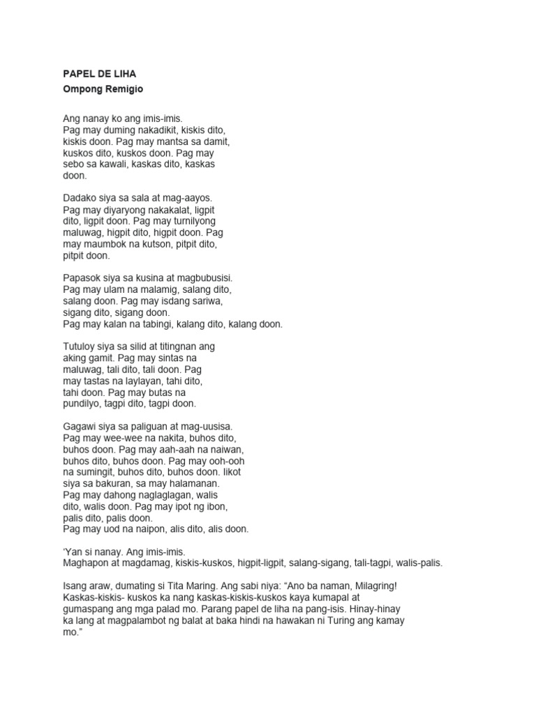 Papel de Liha ORIGINAL | PDF