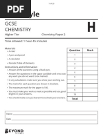 Edexcel IGCSE Math B Formula Sheet | PDF