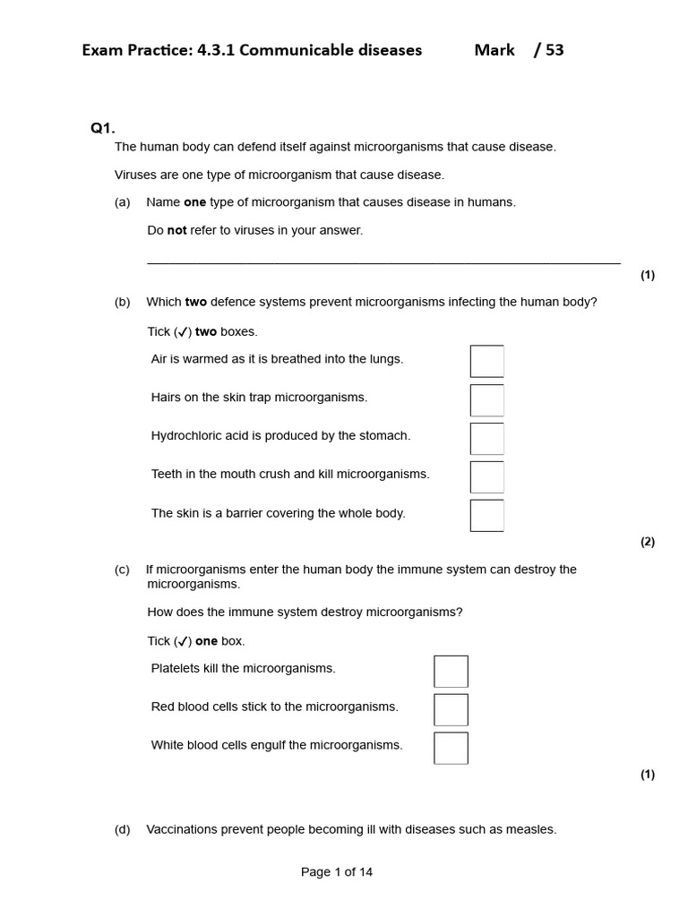 Communicable Diseases | PDF | Infection | Cancer