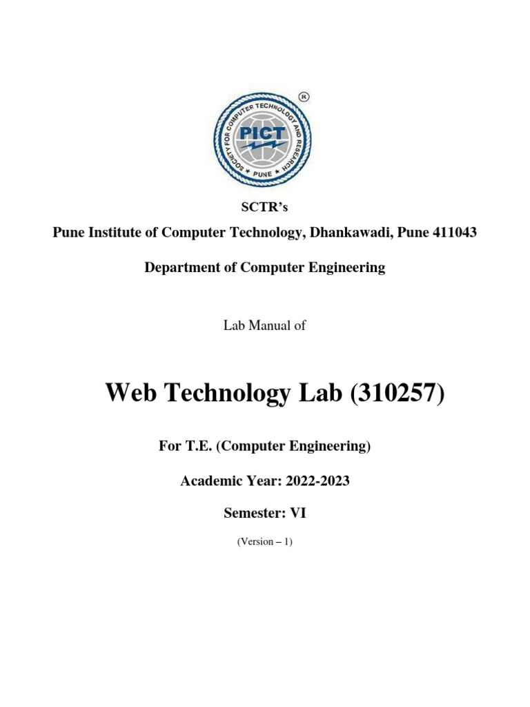 WTL Lab Manual | Download Free PDF | Html Element | Html