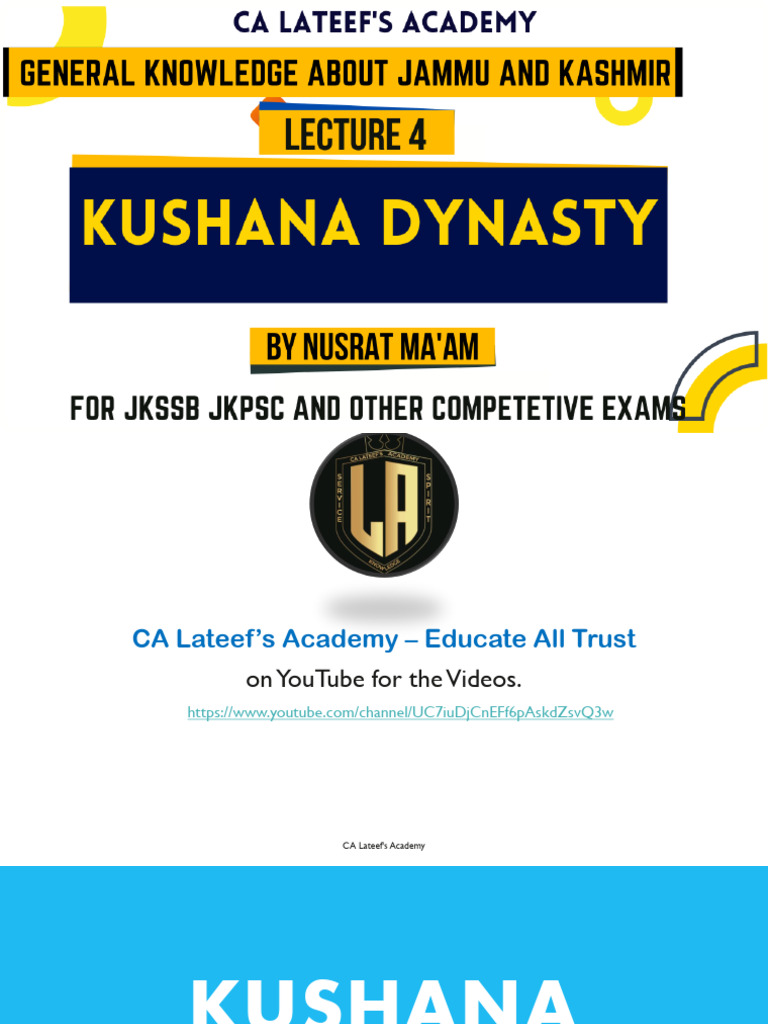 Lec 4 - Kaushan DYnasty | PDF | Asia | South Asia