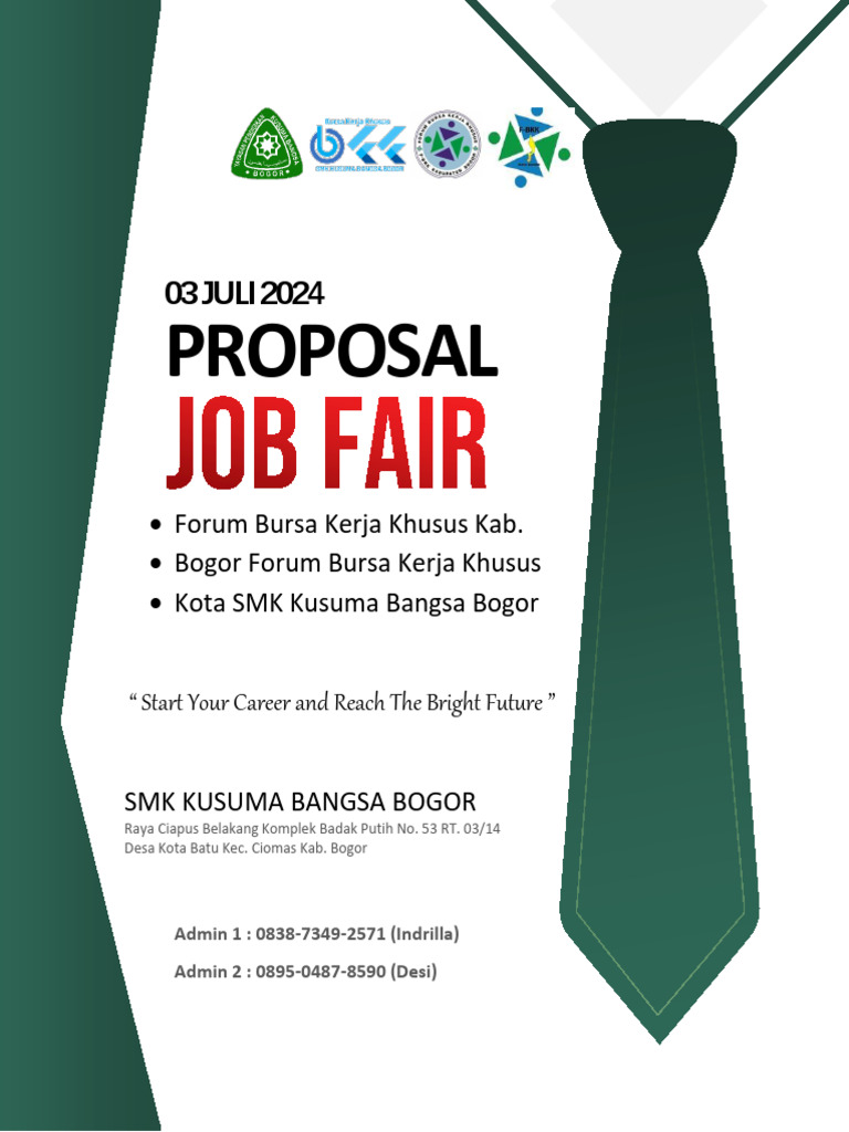 PROPOSAL JOB FAIR 2024_SMK KUSUMA BANGSA BOGOR | PDF