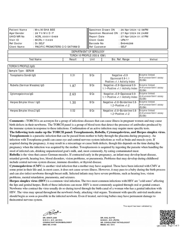 NISHA | PDF | Infection | Elisa