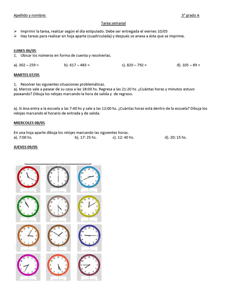 Tarea Semanal 3A | PDF