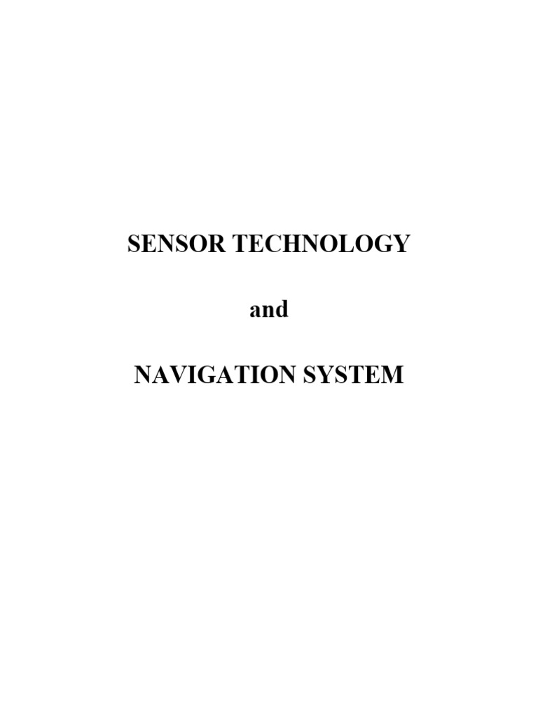Assignment Sensor Navigation | PDF | Navigation | Inertial Navigation System