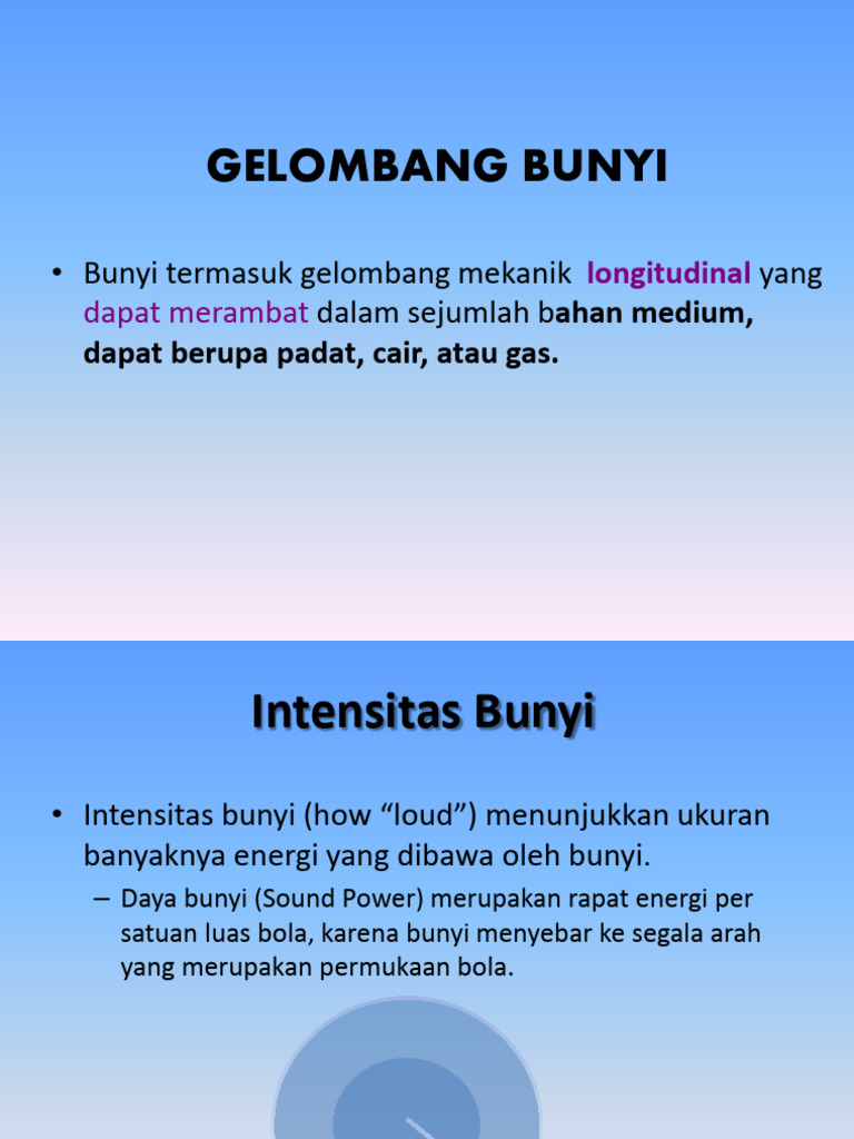 07 Gelombang BUNYI | PDF | Seni