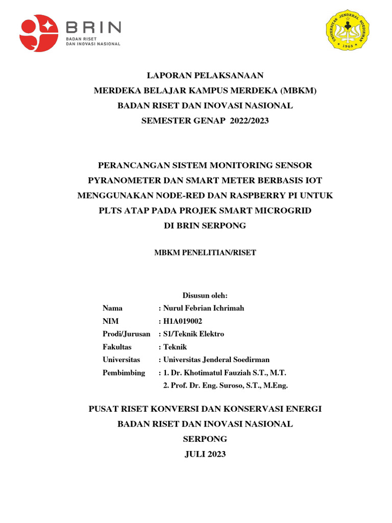 Laporan Akhir MBKM Nurul | PDF