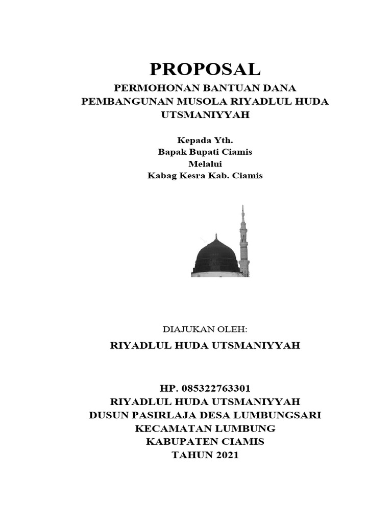 Proposal Awal Dta at Taqwa | PDF