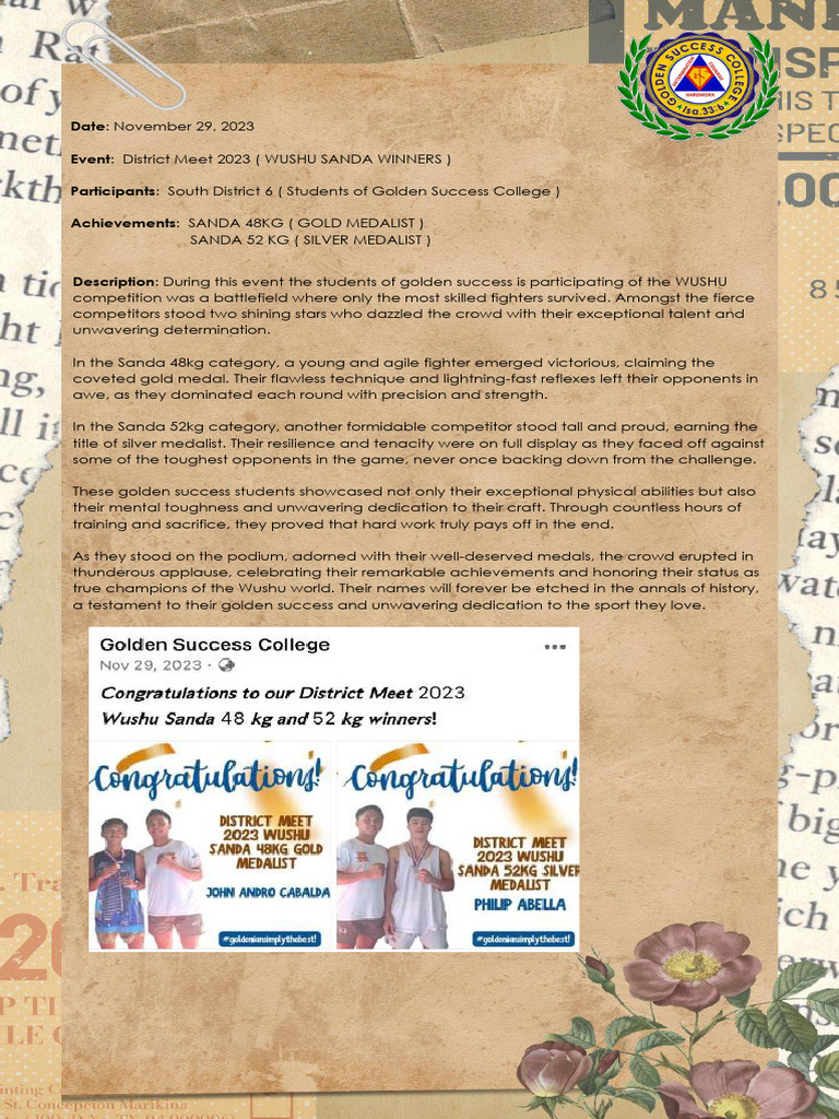 Wushu Competition | PDF